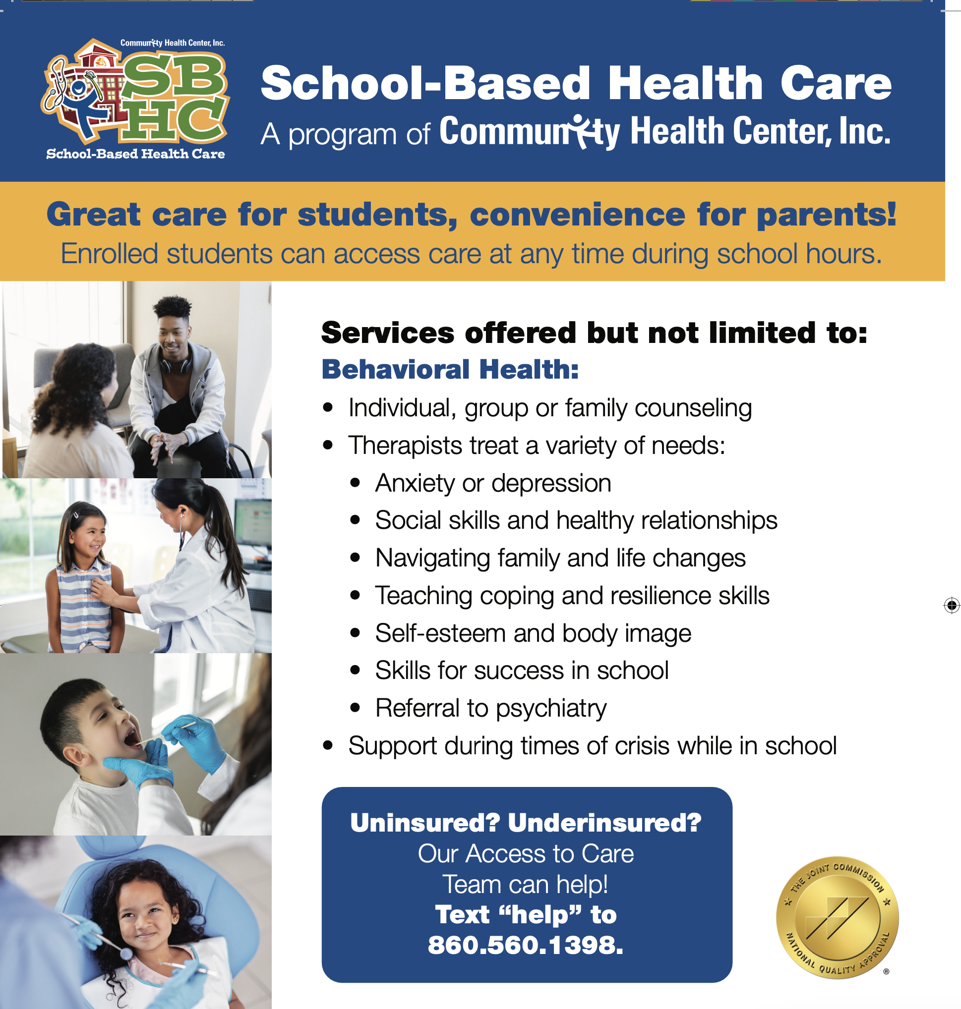 School-Based Health Care – Ashford School